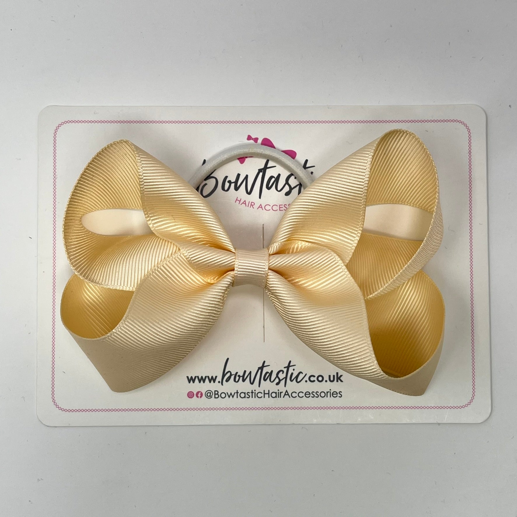 4.5 Inch Bow Bobble - Nude | Bowtastic