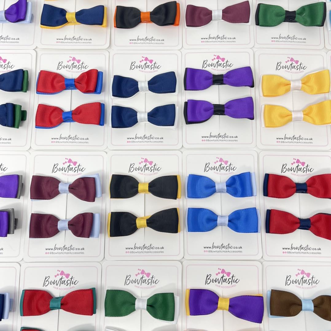 Shop Two Colour School Bows at Bowtastic | Bowtastic