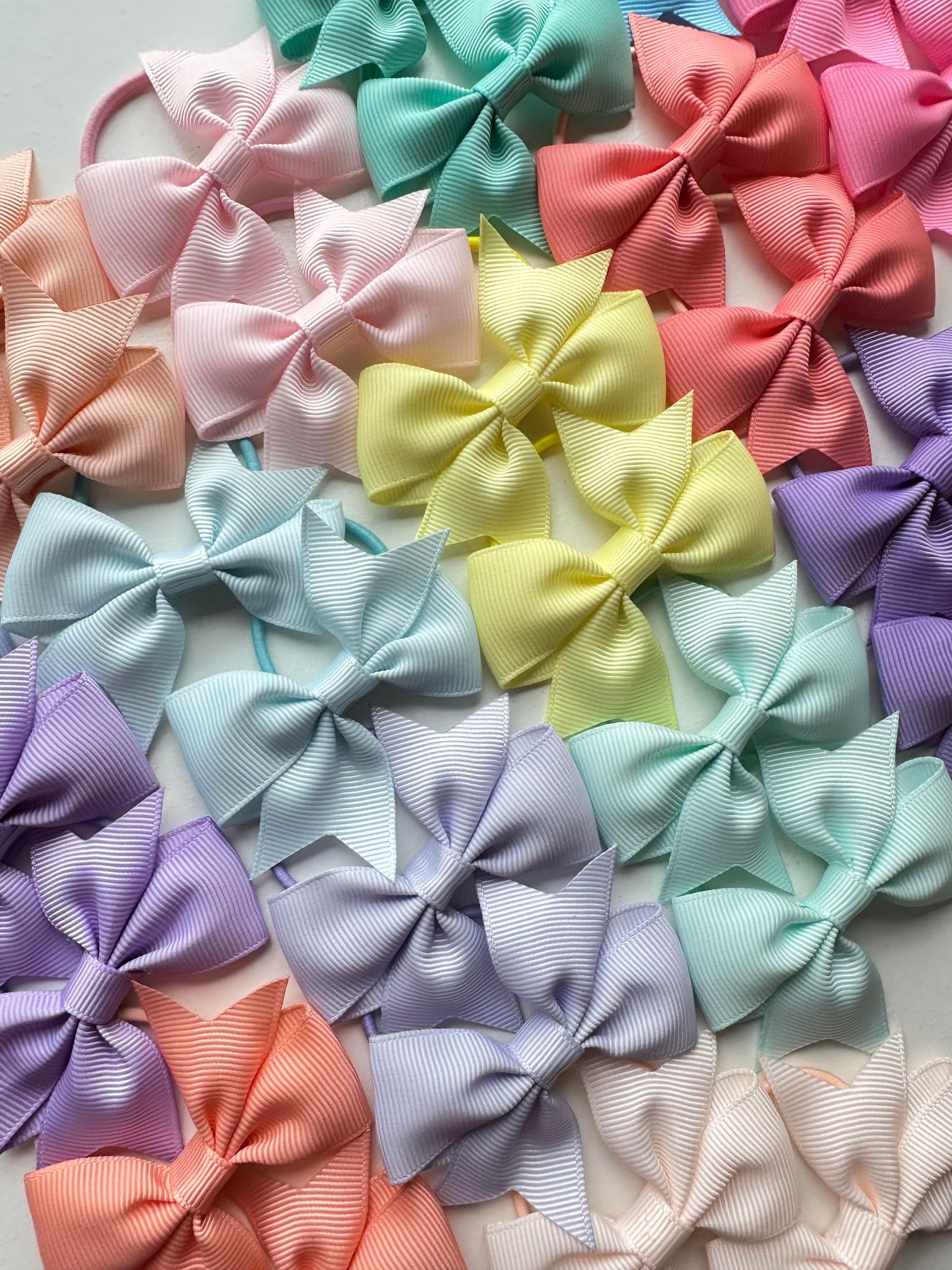 Shop 2.5 Inch Flat Bows - Thin Elastic at Bowtastic | Bowtastic