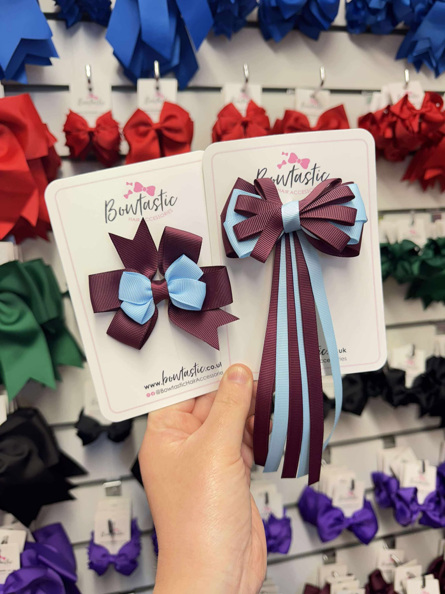 Shop Burgundy & Blue at Bowtastic | Bowtastic
